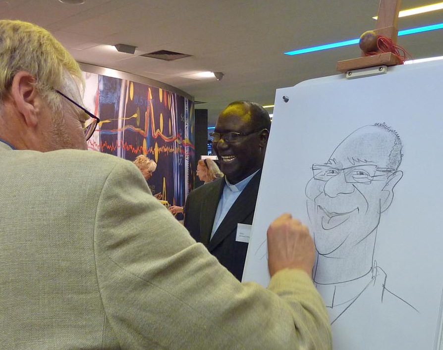 Karikaturist LUFF, der Schnellzeichner für gehobene Ansprüche ...