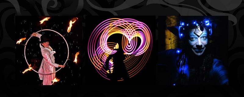 Feuershow - Lichtshow - Stelzenläufer - eSteffania aus NRW/ Köln ...